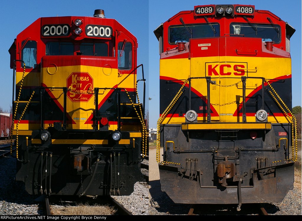 KCS 2000 and KCSM 4089: Big Belle v. Baby Belle Nose View